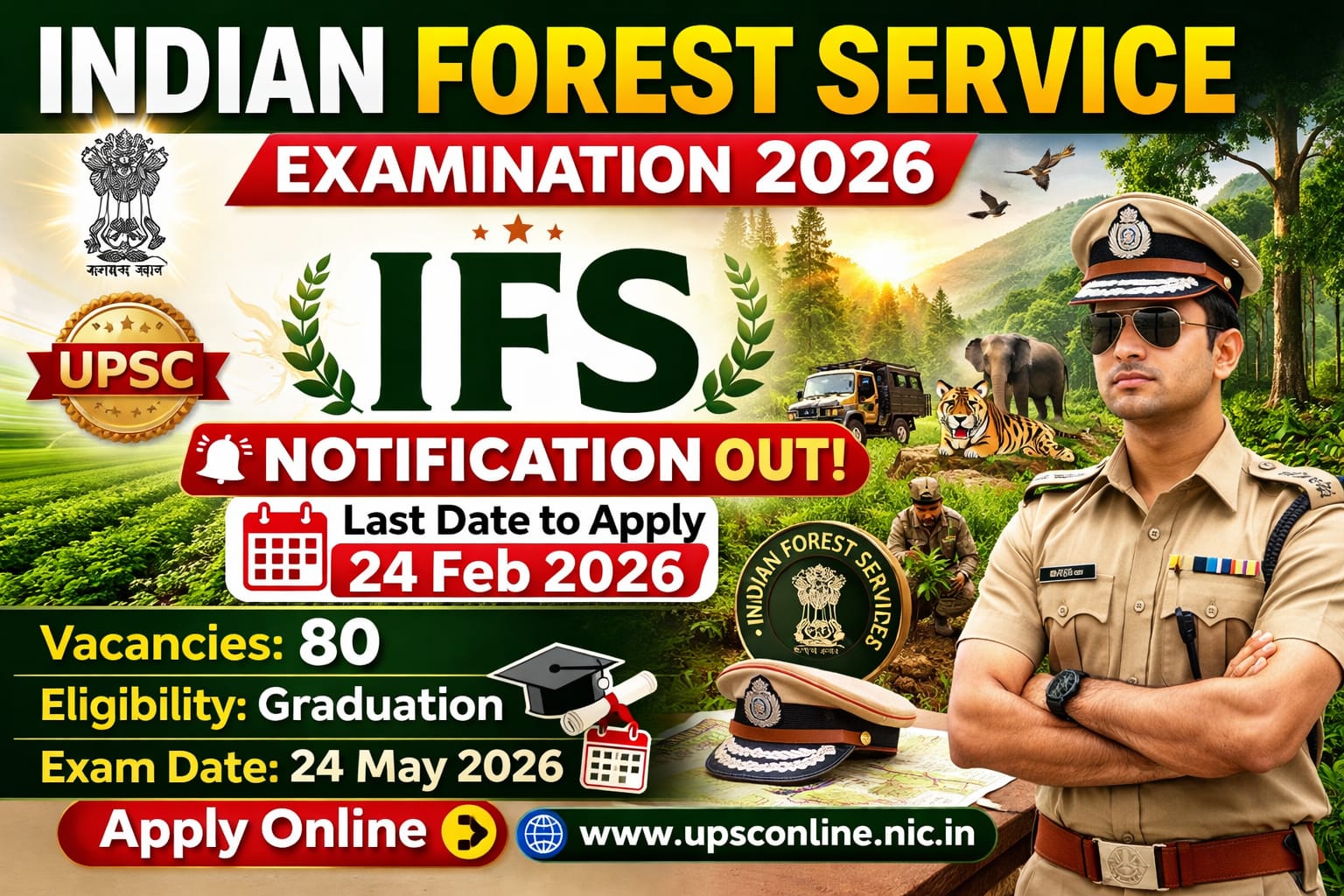 Indian Forest Service (IFS) Examination 2026 Notification | UPSC IFoS ...